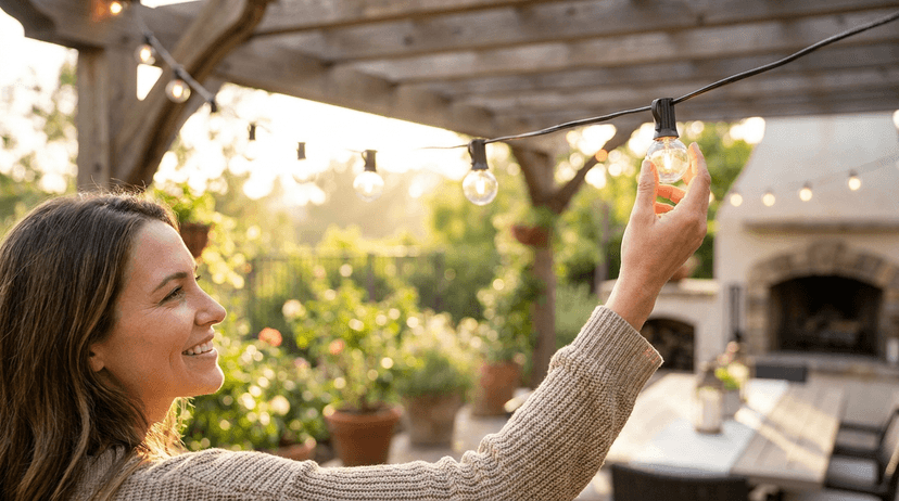 8 Best Outdoor String Lights for Patios, Pergolas, and Backyards - Curatsy